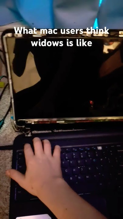 what Mac users think Windows is like #funny #memes #windows - YouTube