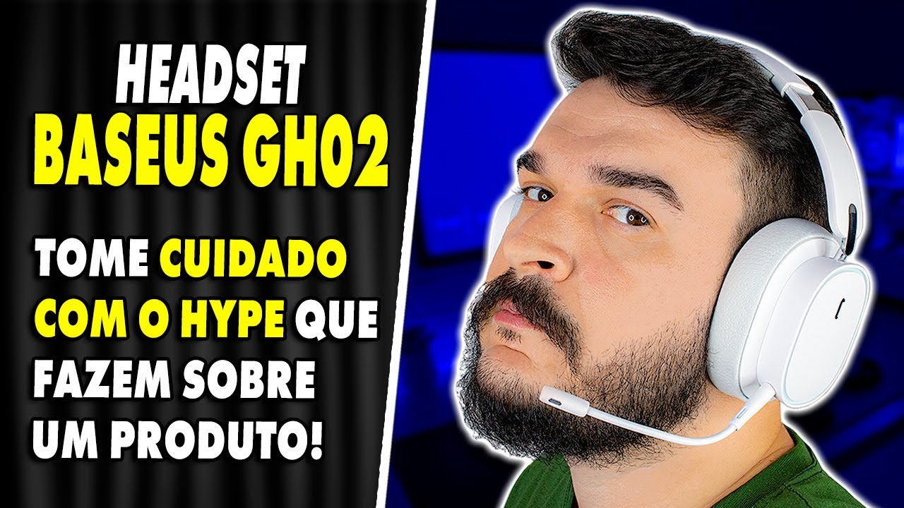 HEADSET BASEUS GH02 COMO NINGUÉM MOSTRA! - YouTube