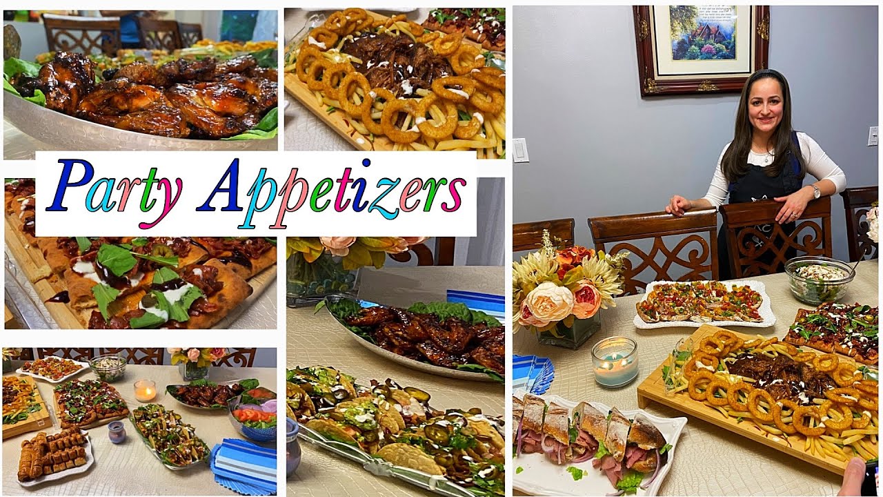 Appetizer Party/ Brisket Recipe/ Meat Pizza/ Franks ‘n Blanks/ Brisket ...