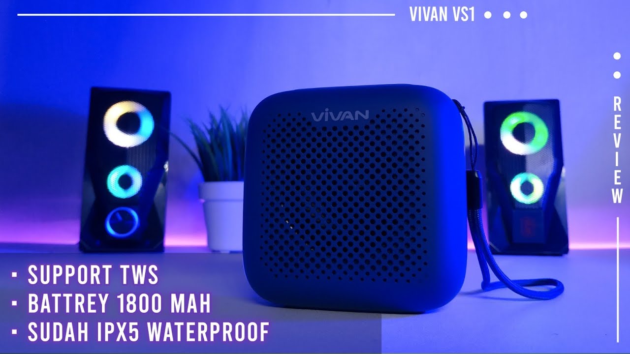 Bisa jadi TWS dan sudah WATERPROOF!!! Review VIVAN VS1 | Speaker ...