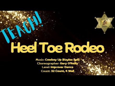 Heel Toe Rodeo - Line Dance Teach/Tutorial - YouTube