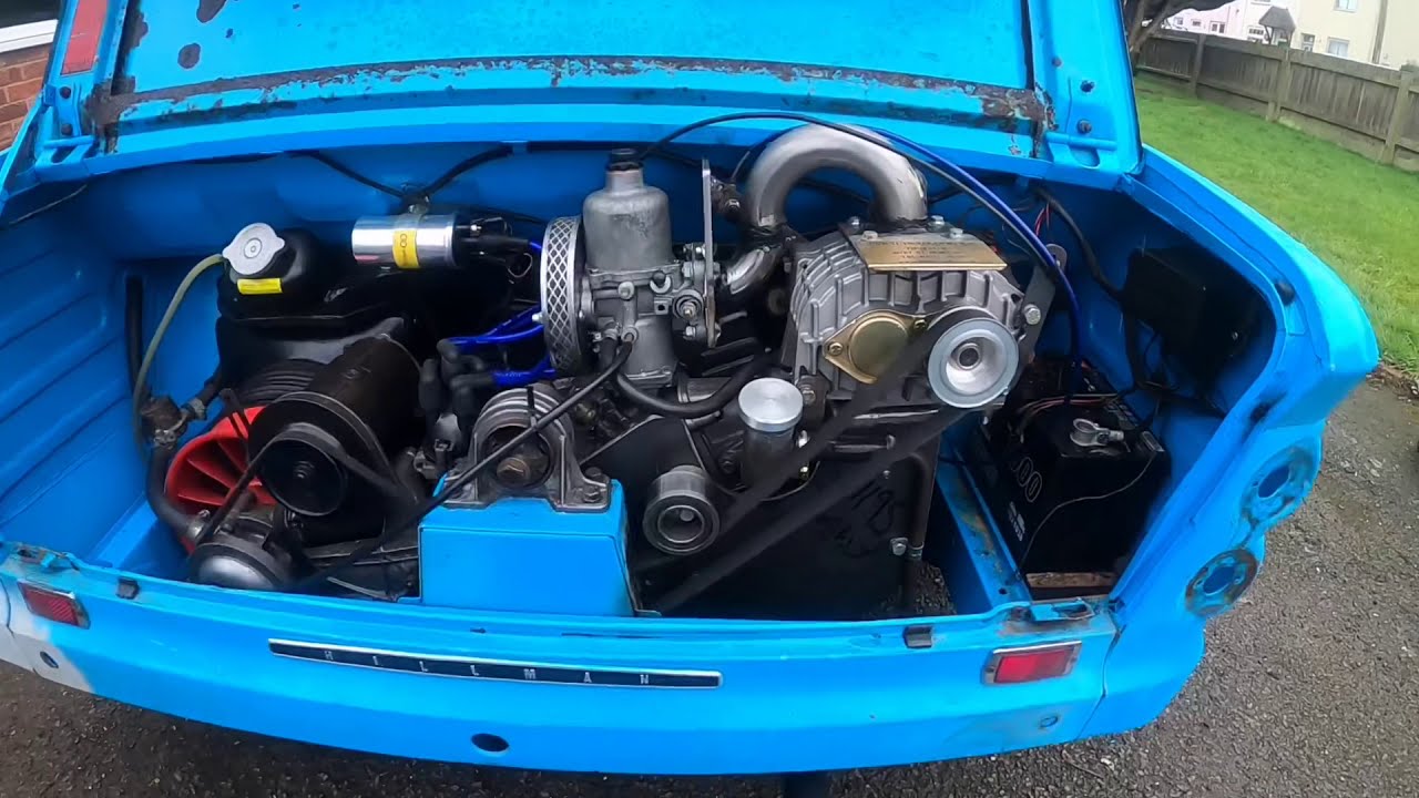 Supercharged hillman Imp. - YouTube
