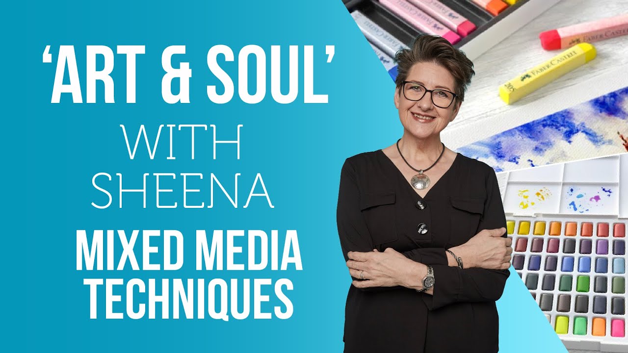 Mixed Media with Sheena Douglass - YouTube