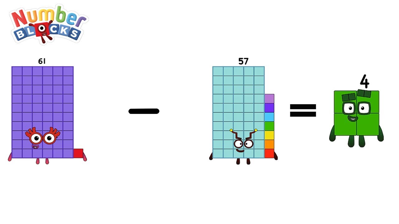 Numberblocks Math: Learn Subtracting | Maths Made Easy for Children ...