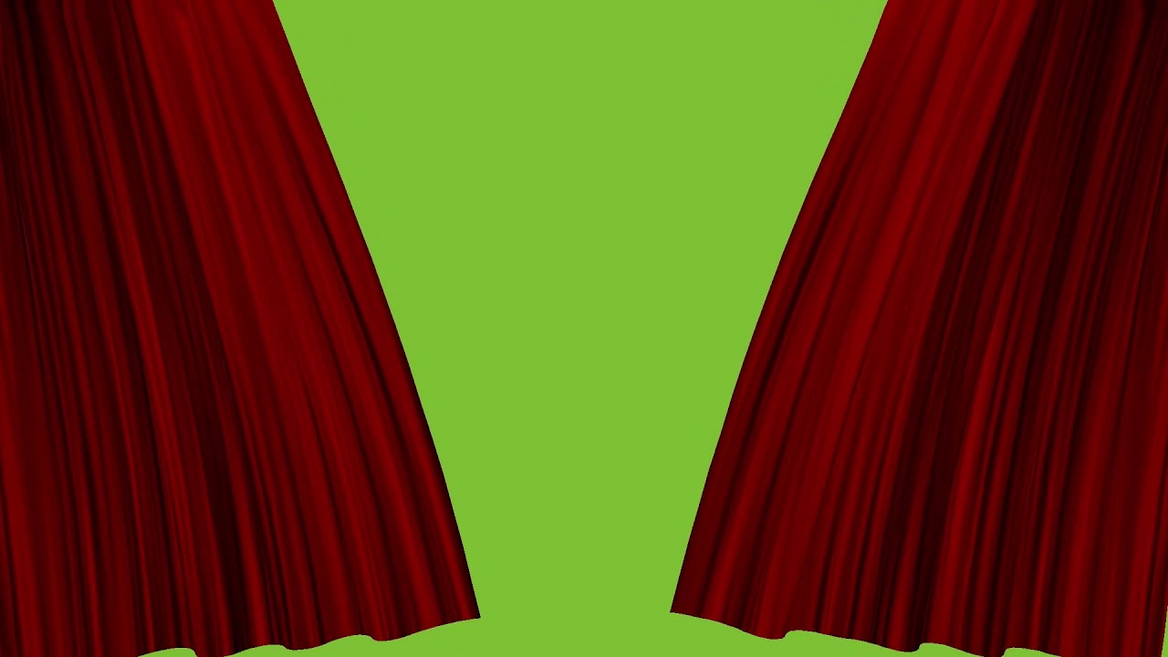 TİYATRO PERDE (GREEN SCREEN) (HD) - STOK VİDEO - YouTube