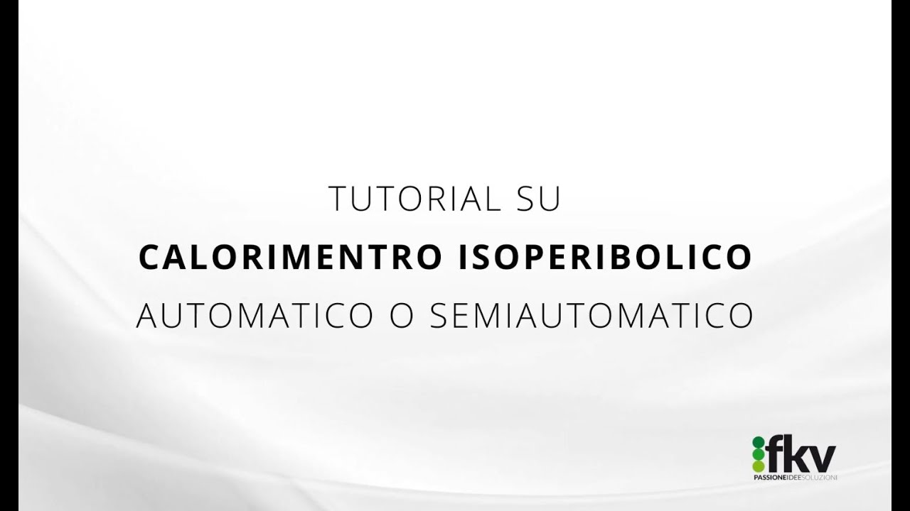 Calorimetro Isoperibolico Parr 6400 - YouTube