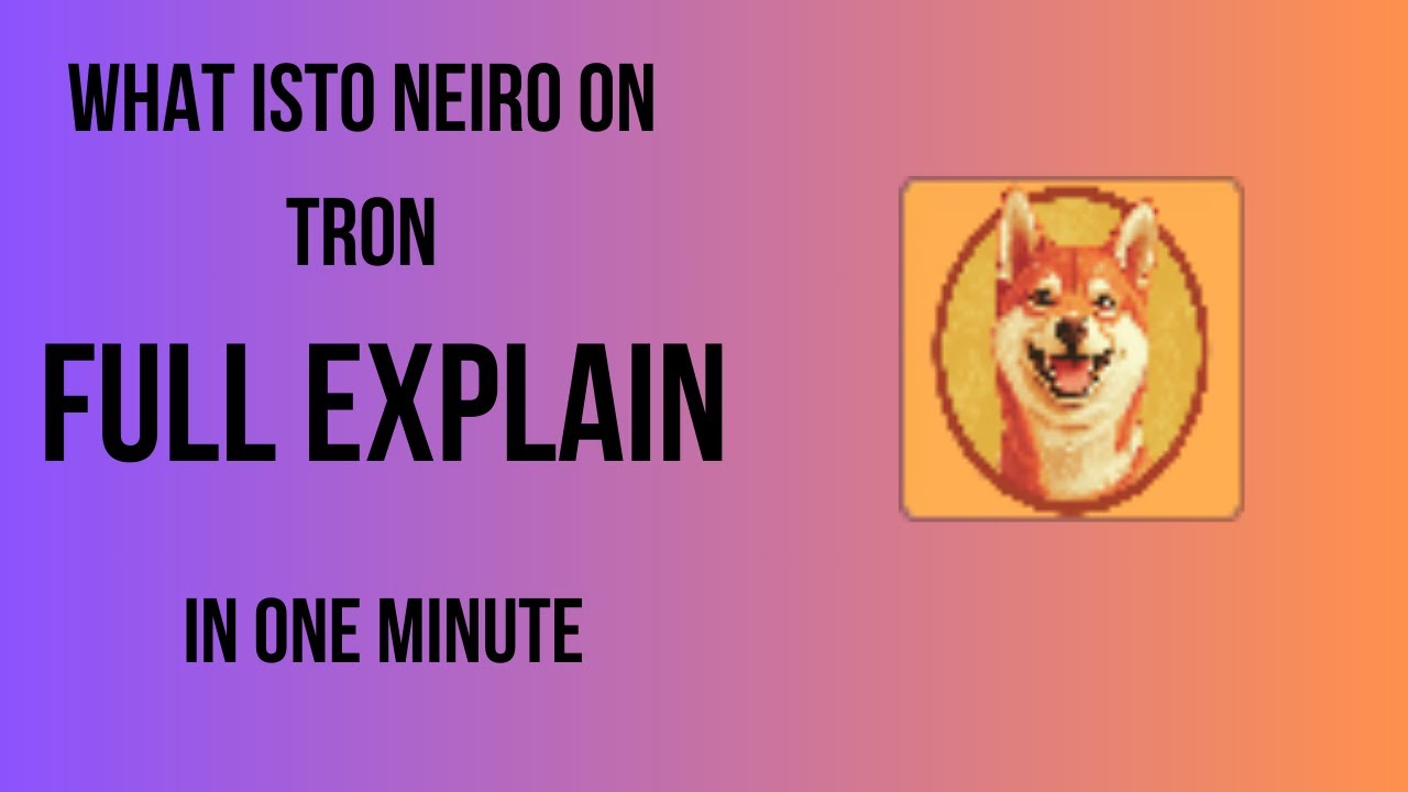 What is Neiro or Tron Token ? Full explain - YouTube
