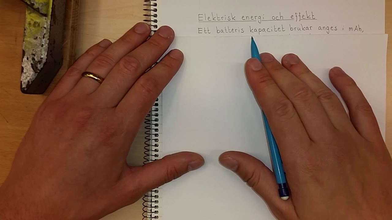 Fysik 1 Elektrisk energi och effekt - YouTube