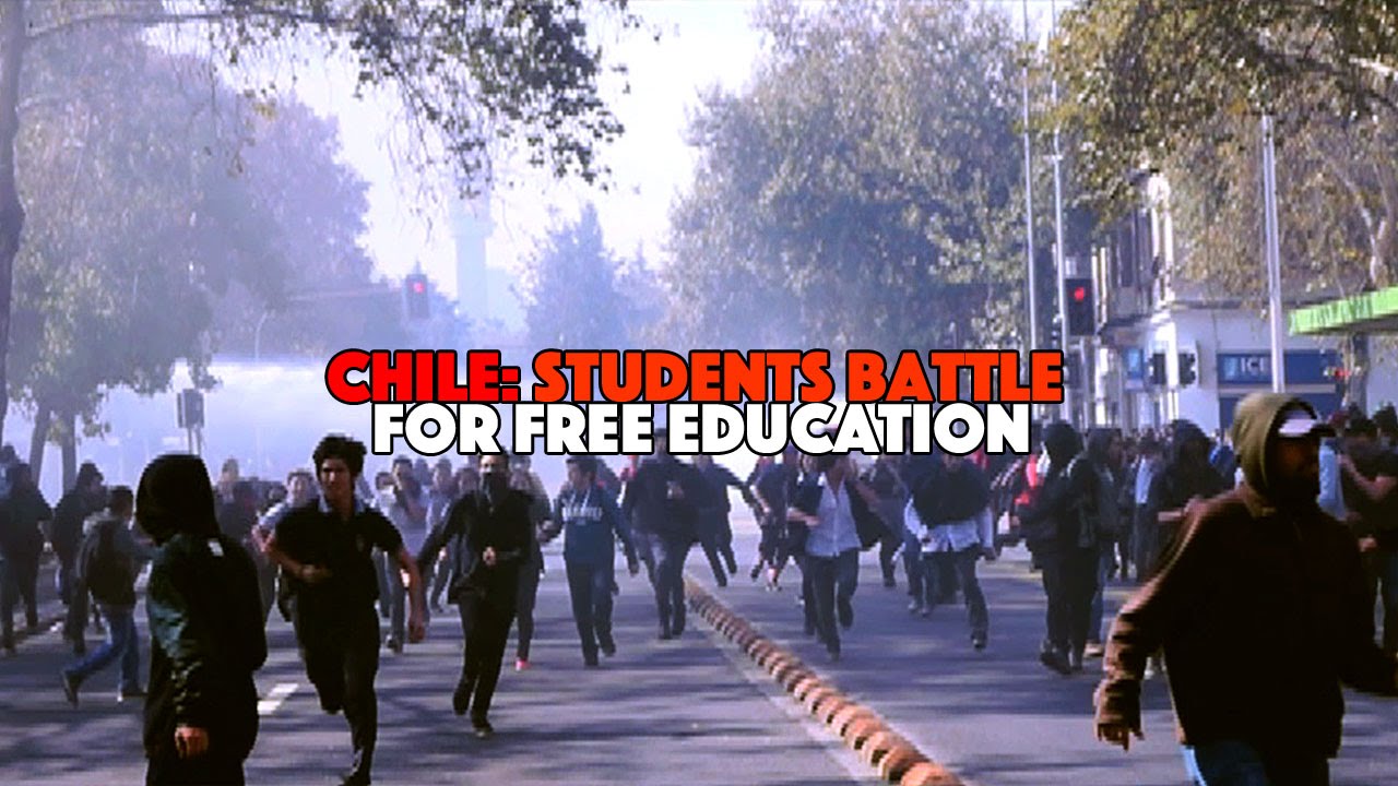 Chile: Students Battle for Free Education - YouTube