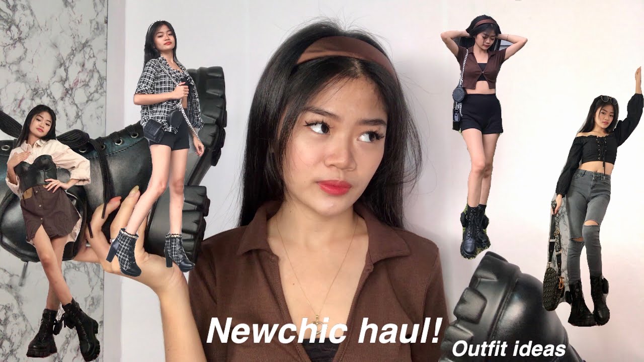 OUTFIT IDEAS! STYLING BOOTS + NEWCHIC HAUL | Krishia Diaz - YouTube