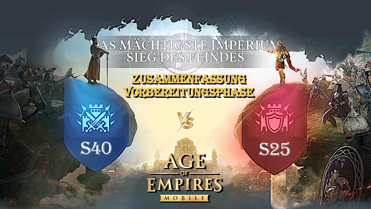 Das mächtigste Imperium (KvK) - Zusammenfassung der Vorbereitungsphase S 40 vs. S 25 | # ...