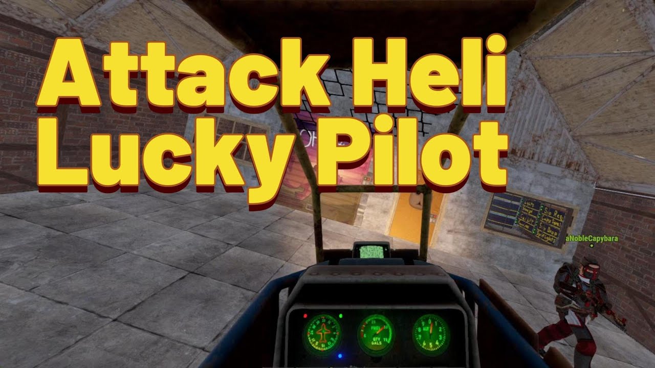 Lucky Pilot in Attack Heli #rust #rustclips #rustcommunity #rustshorts ...