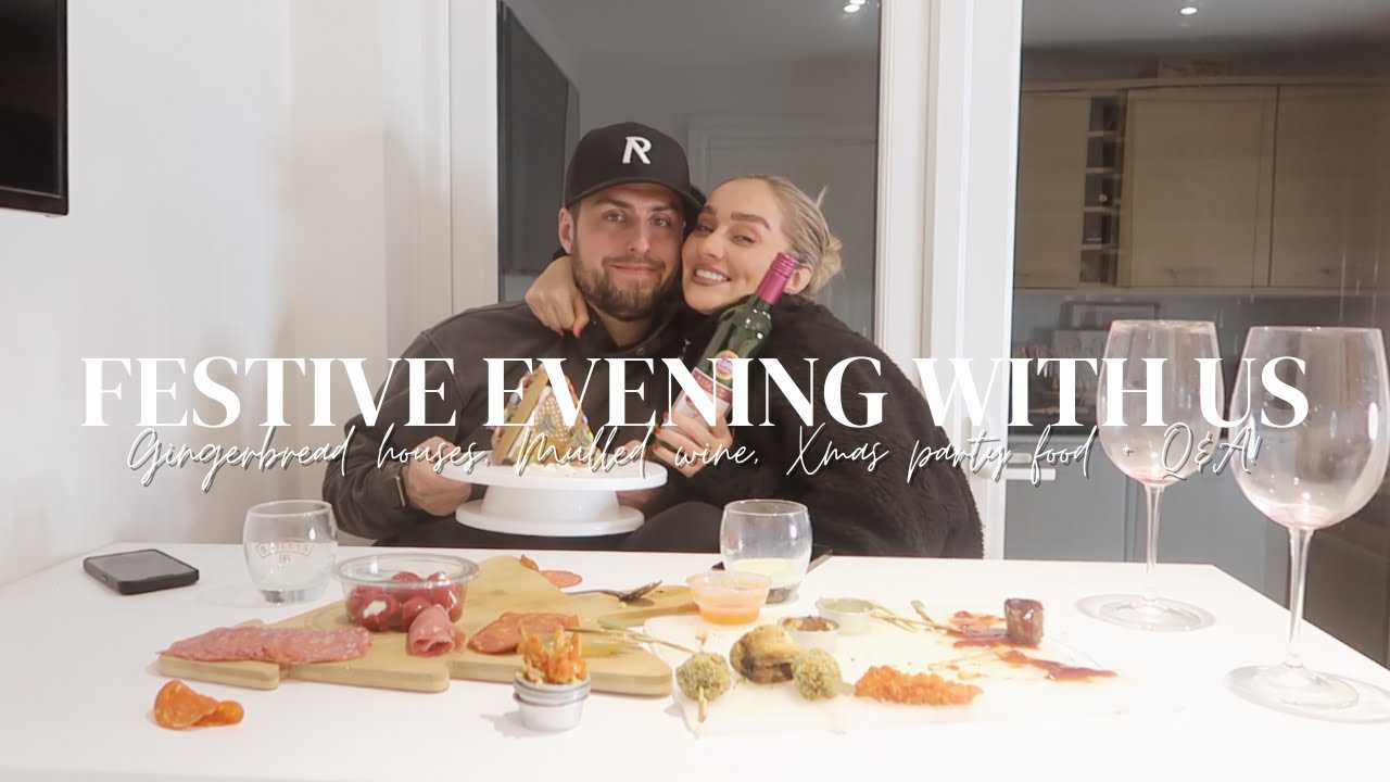 FESTIVE EVENING WITH US | Gingerbread houses, Mulled wine, Xmas party ...