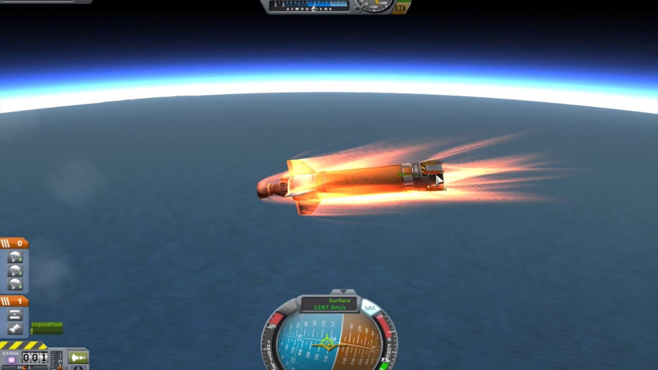 KSP Cheap Reusable Rocket test - YouTube