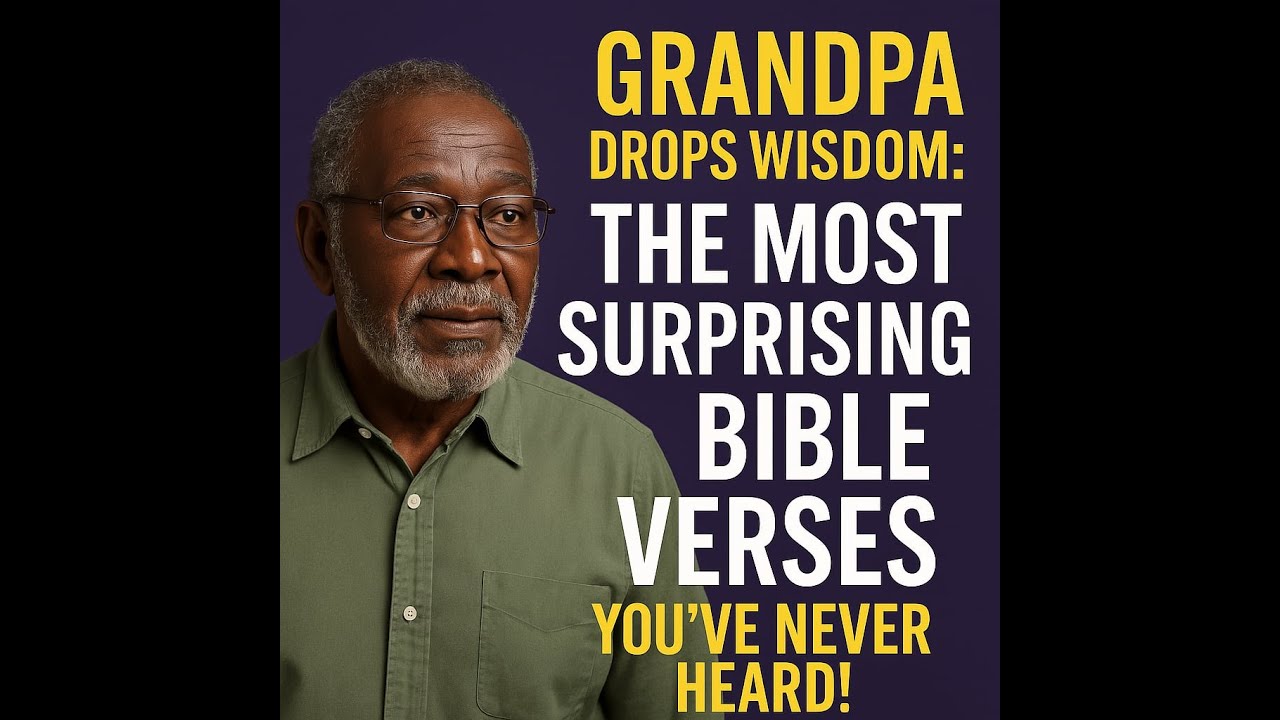 Grandpa Drops Wisdom: The Most Surprising Bible Verses You’ve Never Heard! - YouTube