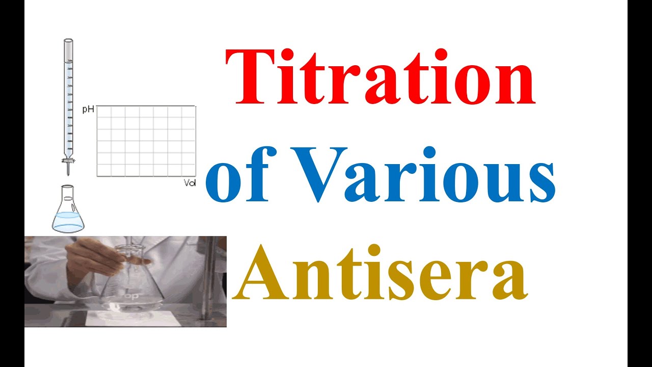 Titration of Various Antisera | BSc MLT/BMLT/MLS | 6th Semester | #bmlt ...