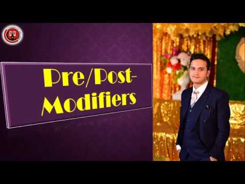 Modifiers | Pre/Post Modifiers - YouTube