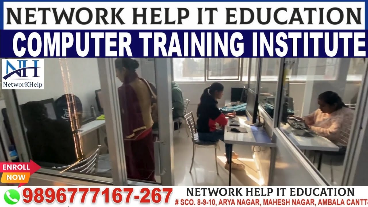 Best Computer Training institute Network Help IT Education - YouTube