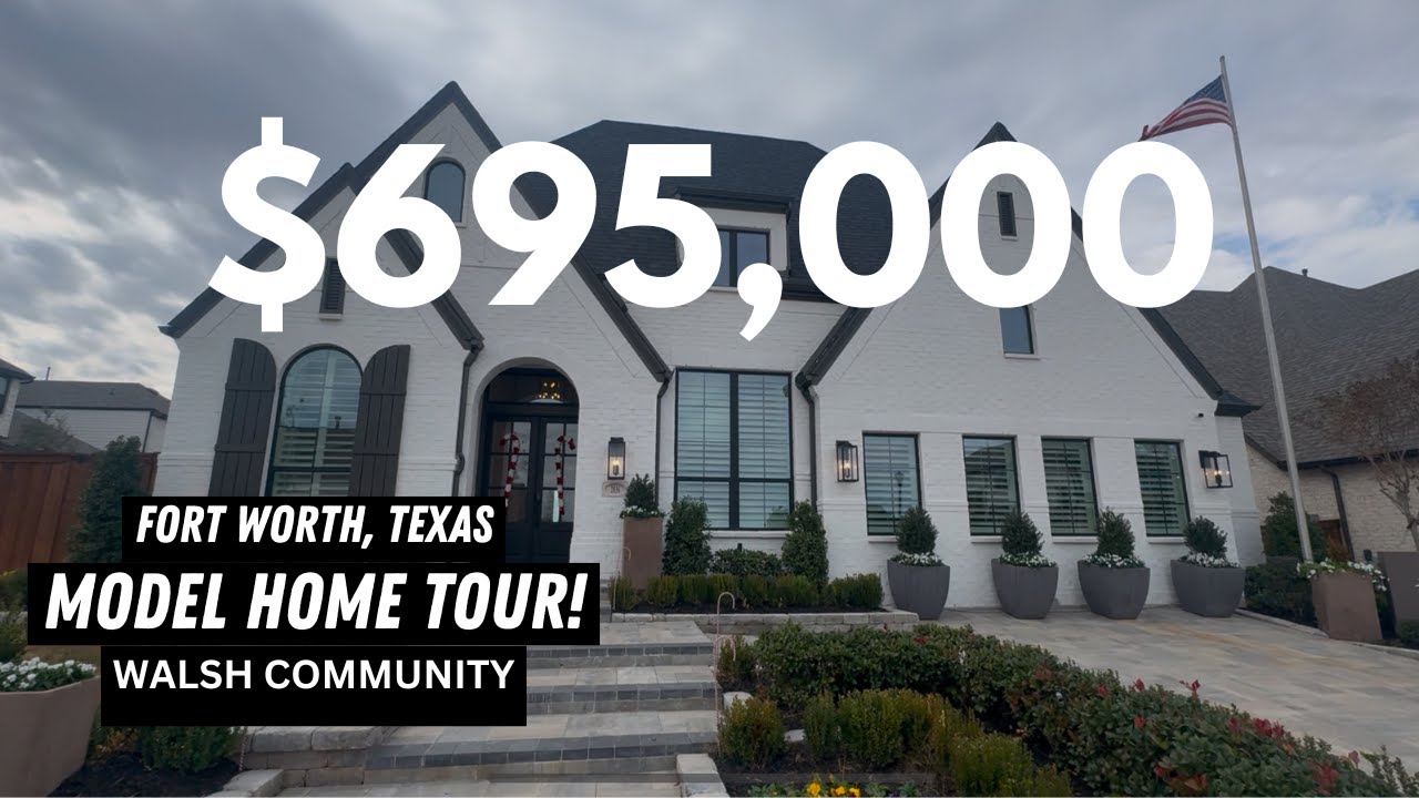 WALKTHROUGH TOUR OF STUNNING HIGHLAND HOMES MODEL HOME IN WALSH TX ...