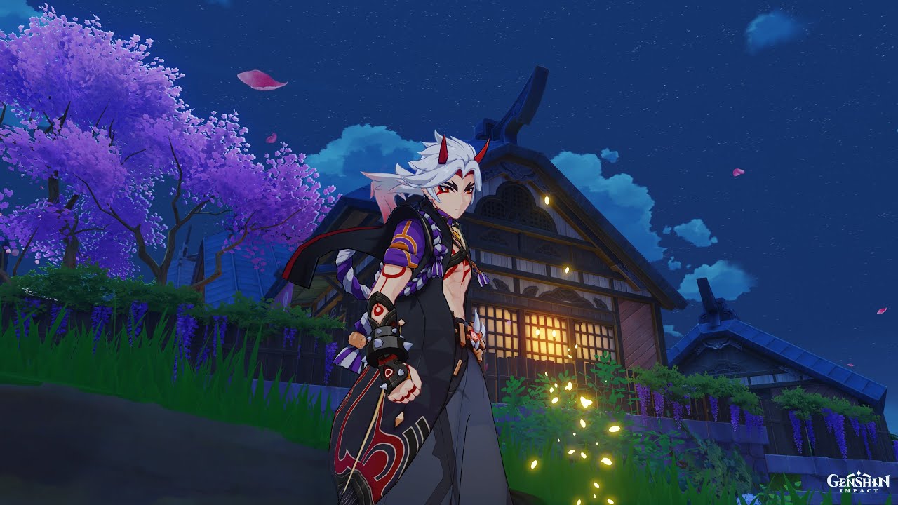 Genshin Impact - Opening Arataki Itto banner #1 - YouTube