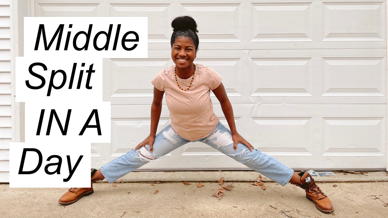 I tried to learn the middle split ( In One Day 😳 ) - YouTube