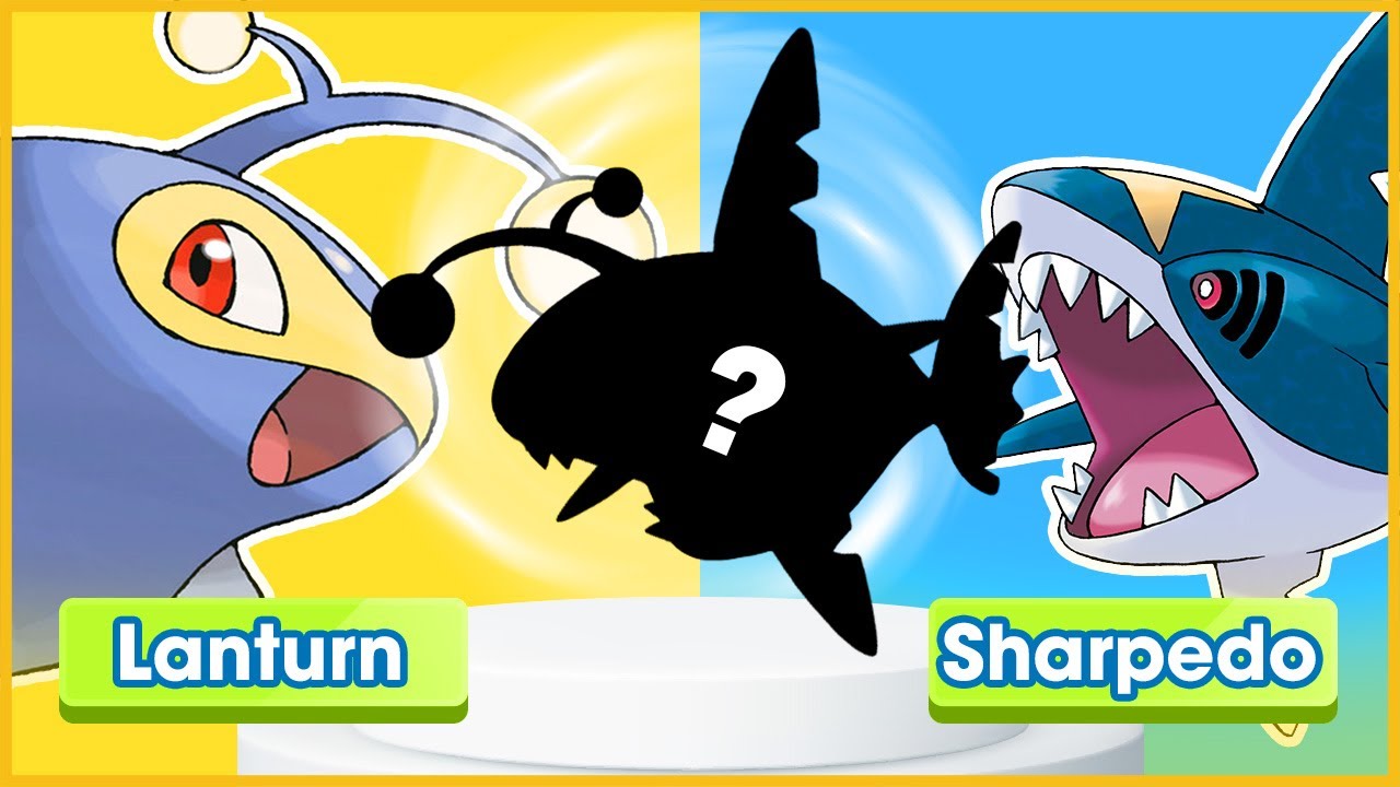 Pokemon Fusion | Lanturn + Sharpedo | pokemon infinite fusion challenge ...