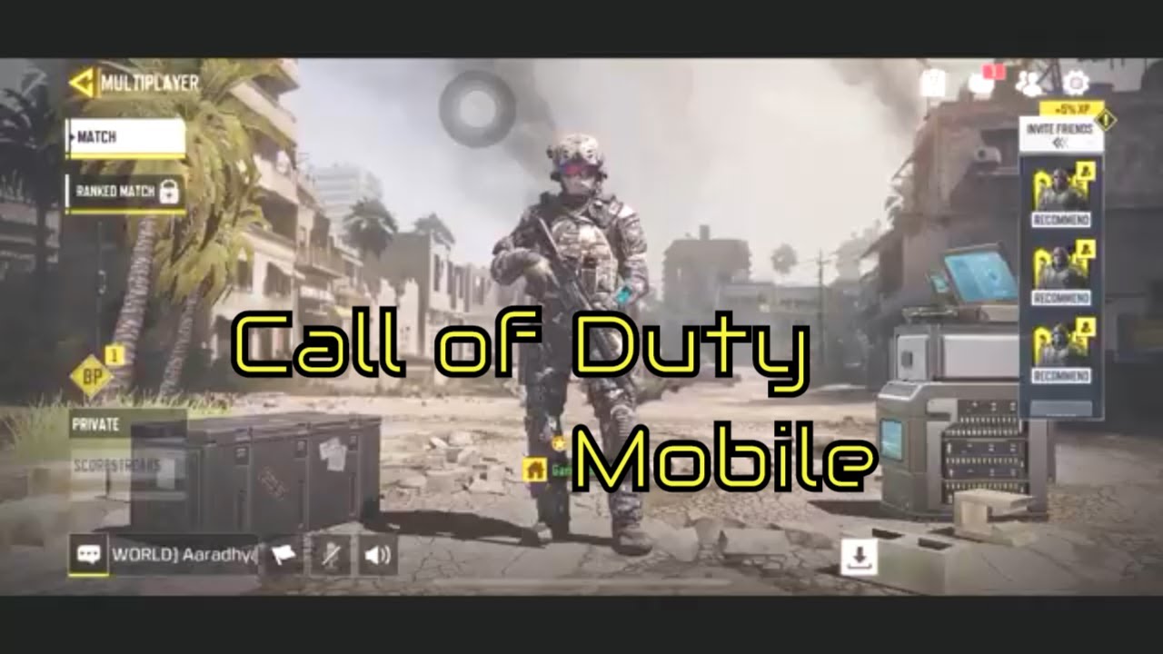 Call of Duty (COD) mobile - Assault , Knife and Gun - YouTube