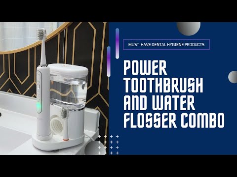 OILSAO Power Toothbrush and Water Flosser 2-in-1 Combo Set Product ...
