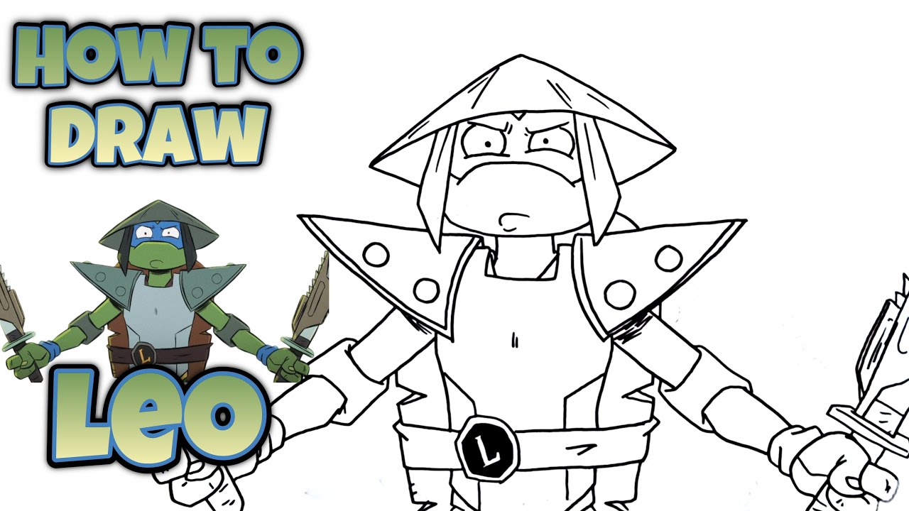 How To Draw LEO | Tales OF The Teenage Mutant Ninja Turtles #tmnt # ...