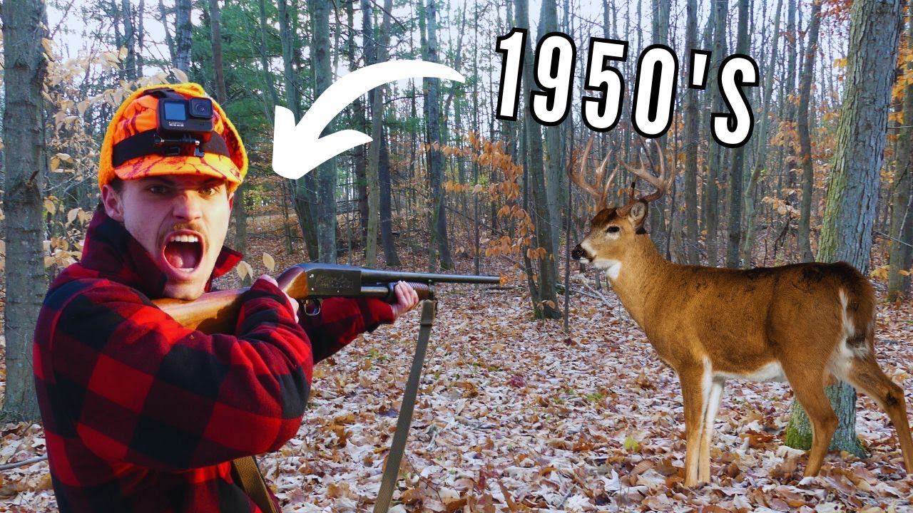 Deer Hunting Like it's the 1950's!!! - YouTube