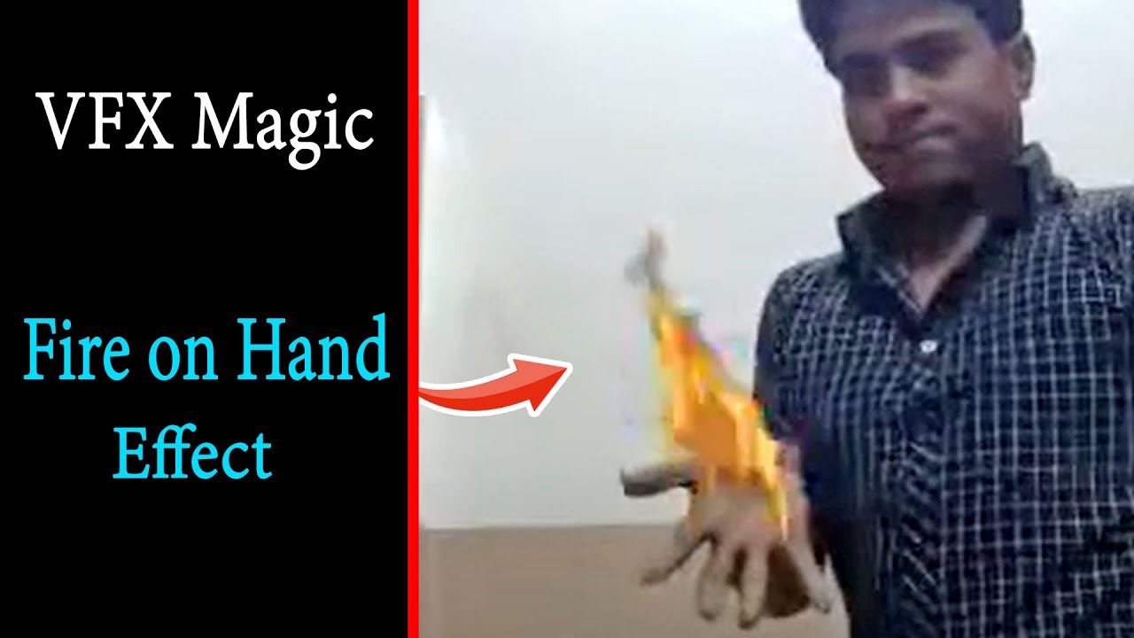 Fire on hand effect | vfx magic | editing magic | fun mix max video vfx ...