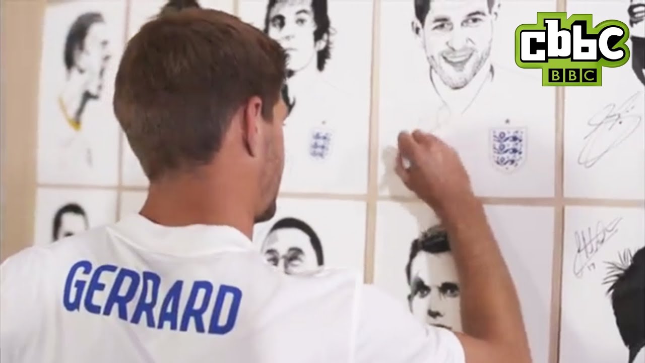 CBBC: Match of the Day Kickabout - England Football Team sign their ...
