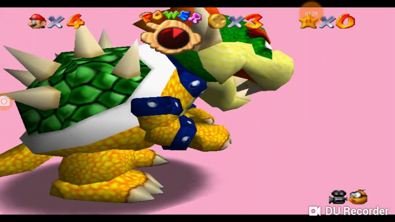 SMJ64STUDIOS vs Bowser pink screen fight - YouTube