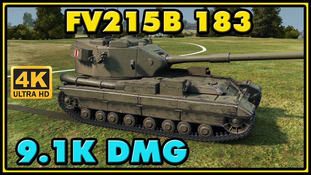 World of Tanks | FV215b (183) - 7 Kills - 9,1K Damage Gameplay - YouTube
