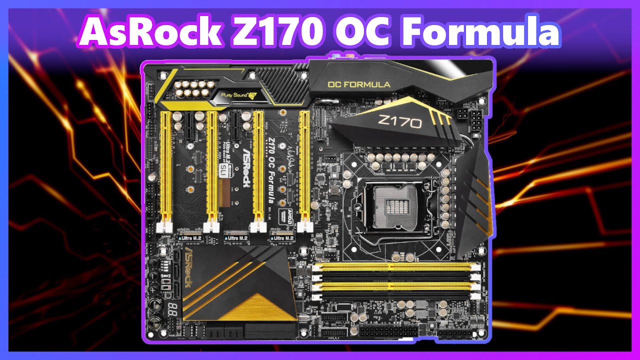 AsRock Z170 OC Formula // A contender to the Apex? - YouTube