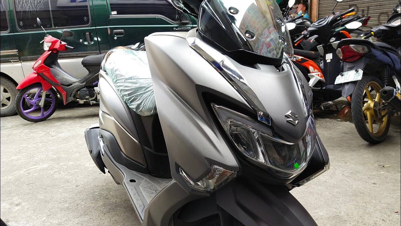 SUZUKI BURGMAN STREET 125 | SRP 76,900 | MATTE FIBRON GRAY | WALKAROUND ...
