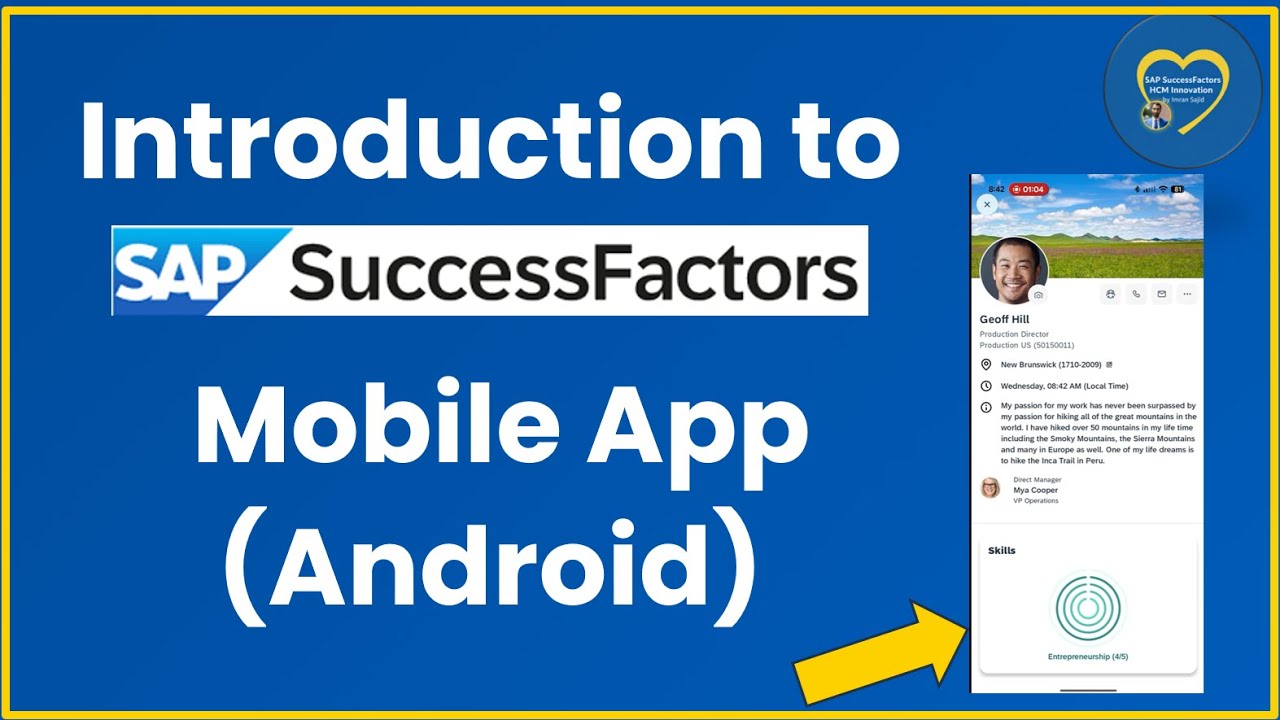 SAP SuccessFactors Mobile App Tutorial (Android): Full Features Demo ...