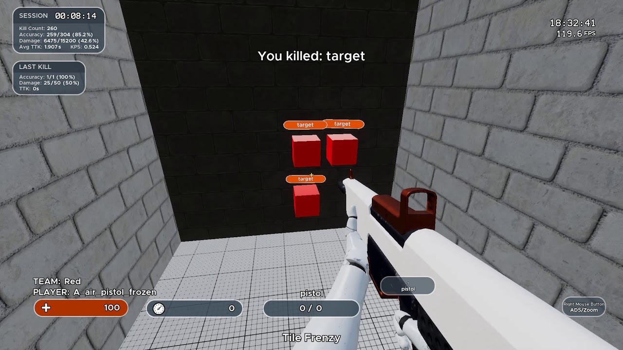 Day 3 of kovaks fps aim trainer - YouTube