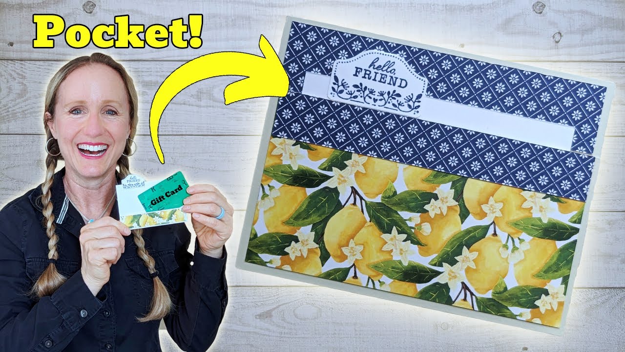 Easy Pocket Card with Gift Card Holder Option - YouTube