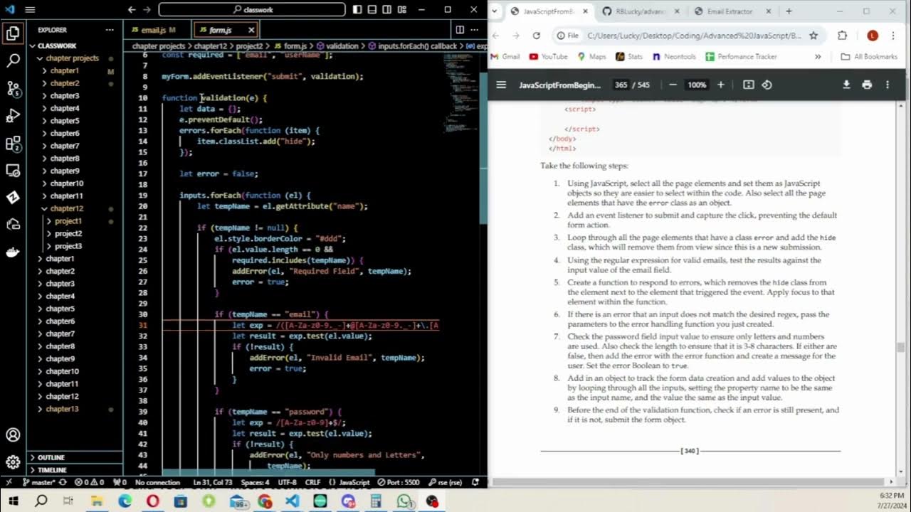 Chapter 12 Pair Programming with Bhabha September Code College Advanced JavaScript - YouTube