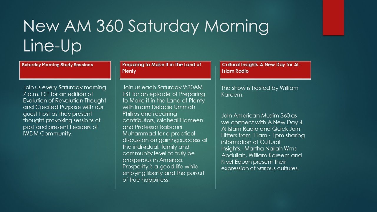 7/12/2025 New Saturday Morning Line-up (See show Descripton) - YouTube