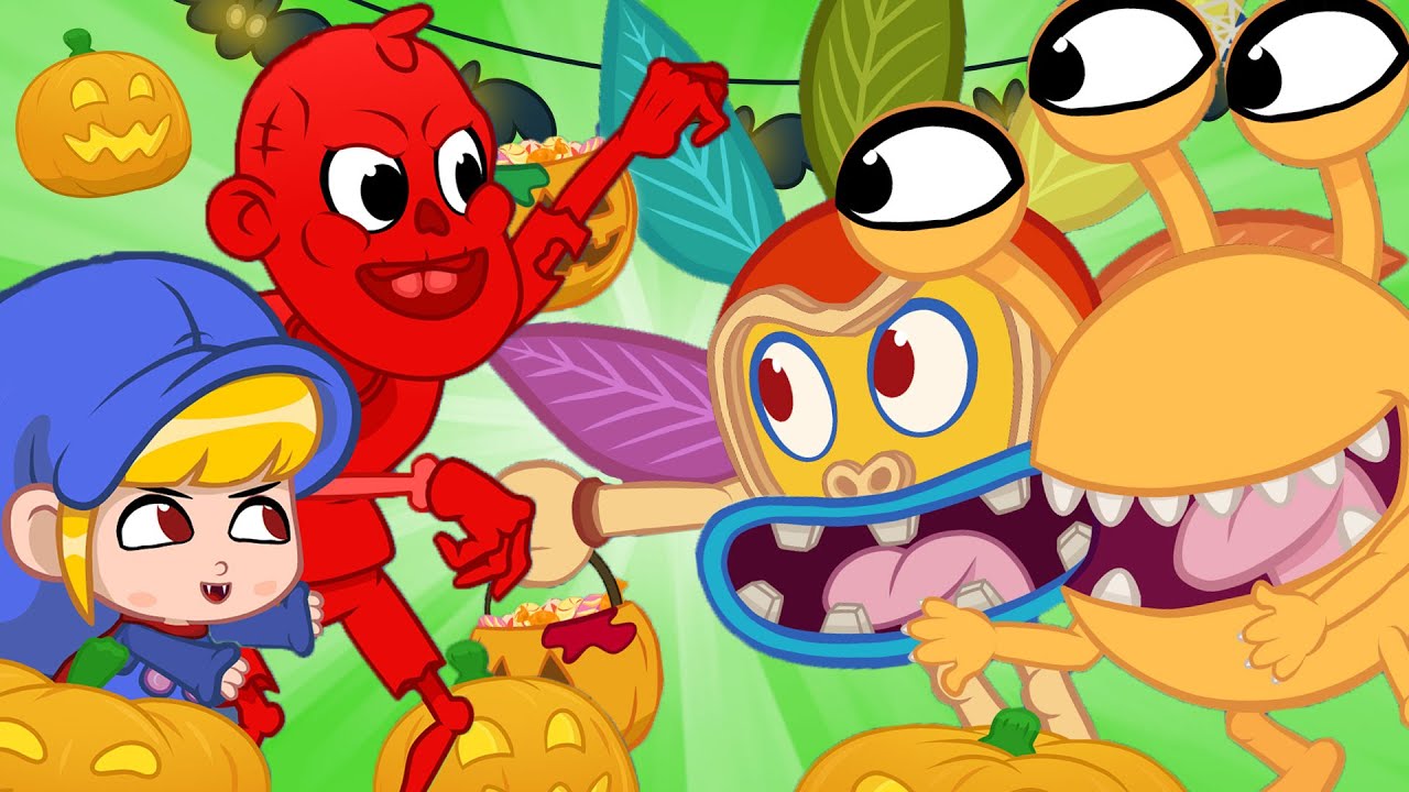 The Scaring Halloween Game with Mila and Morphle | Halloween Stories ...