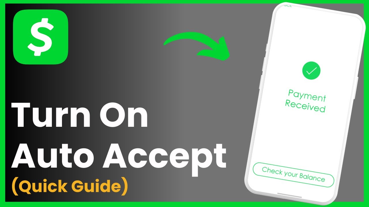 How To Turn On Auto Accept On Cash App 2024 ! - YouTube