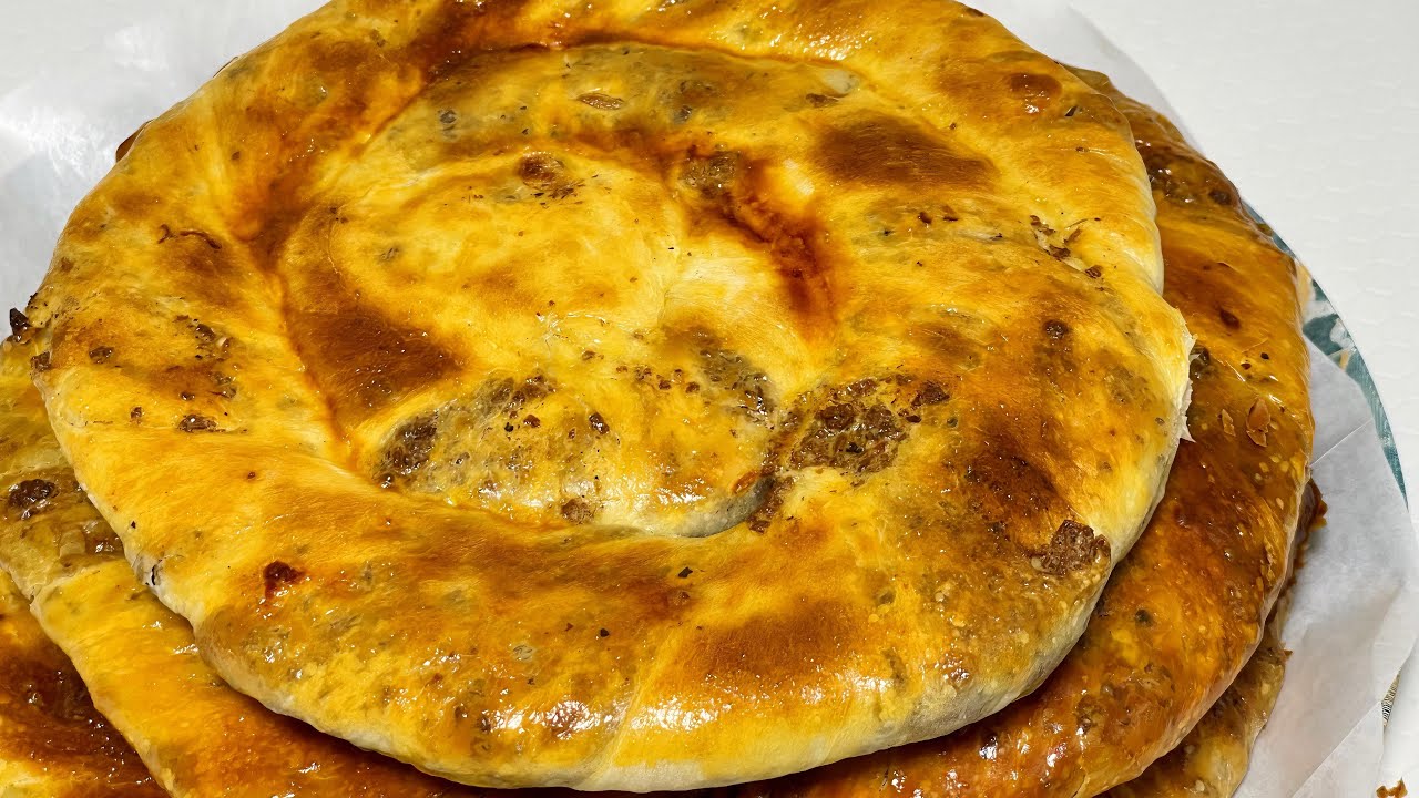 Turkish Bun {Bread} 🥯 filled with Mutton || Easy and delicious - YouTube