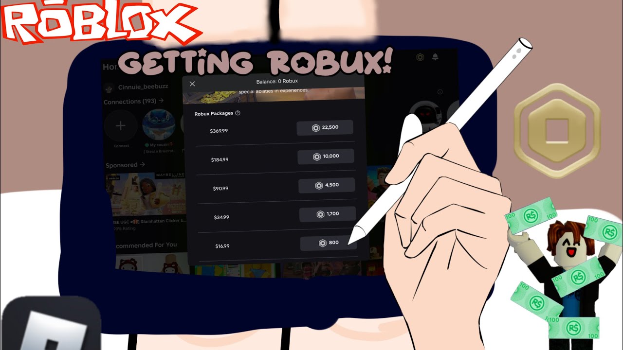 Getting robux!! [[not flexing!!]] a problem comes! 🫢 it’s bad also ...