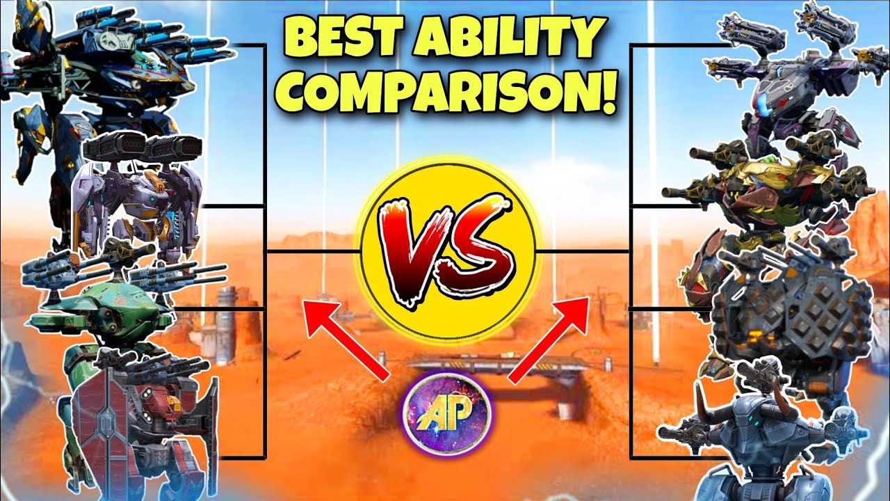 🔥 ALL ABILITIES ROBOTS & TITANS COMPARISON! TOP 10 BEST 🏆 || WAR ROBOTS ...