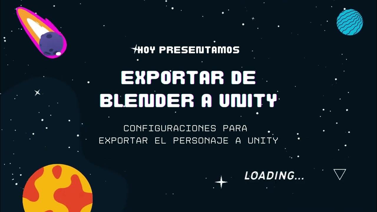 Módulo 5 Cómo exportar de blender a unity - YouTube