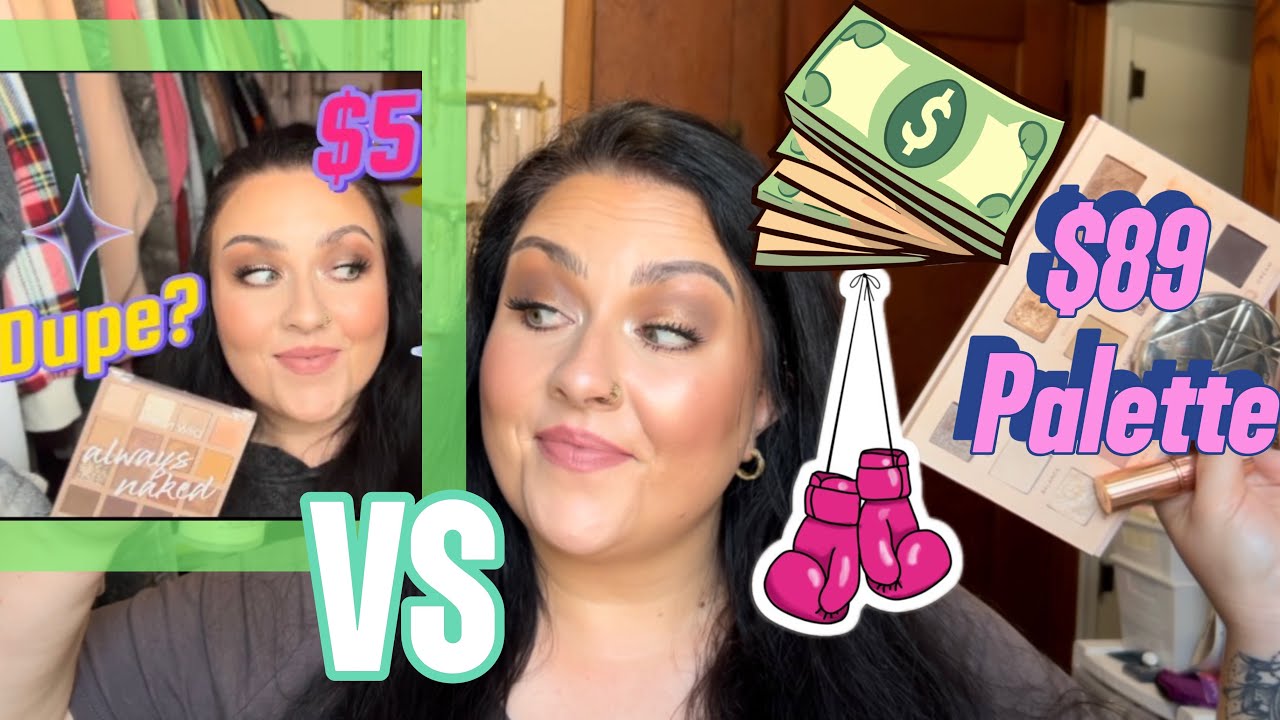 MAKEUP BATTLE DRUGSTORE VS HIGH END LUXURY FULL FACE GRWM - YouTube