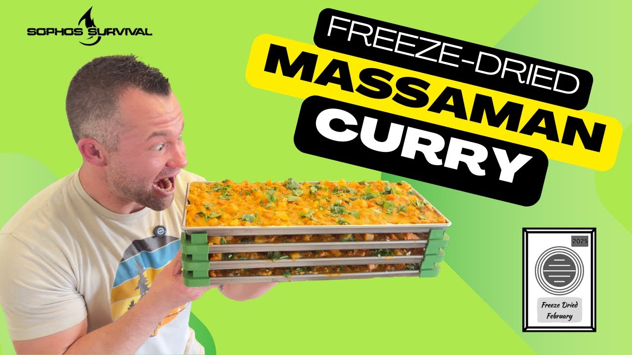 Freeze dried Massaman Curry - Freeze dryer or dinner recipe - YouTube