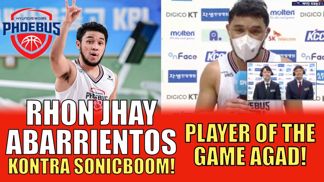 RJ ABARRIENTOS PLAYER OF THE GAME AGAD SA KANYANG KBL DEBUT! | FULL ...